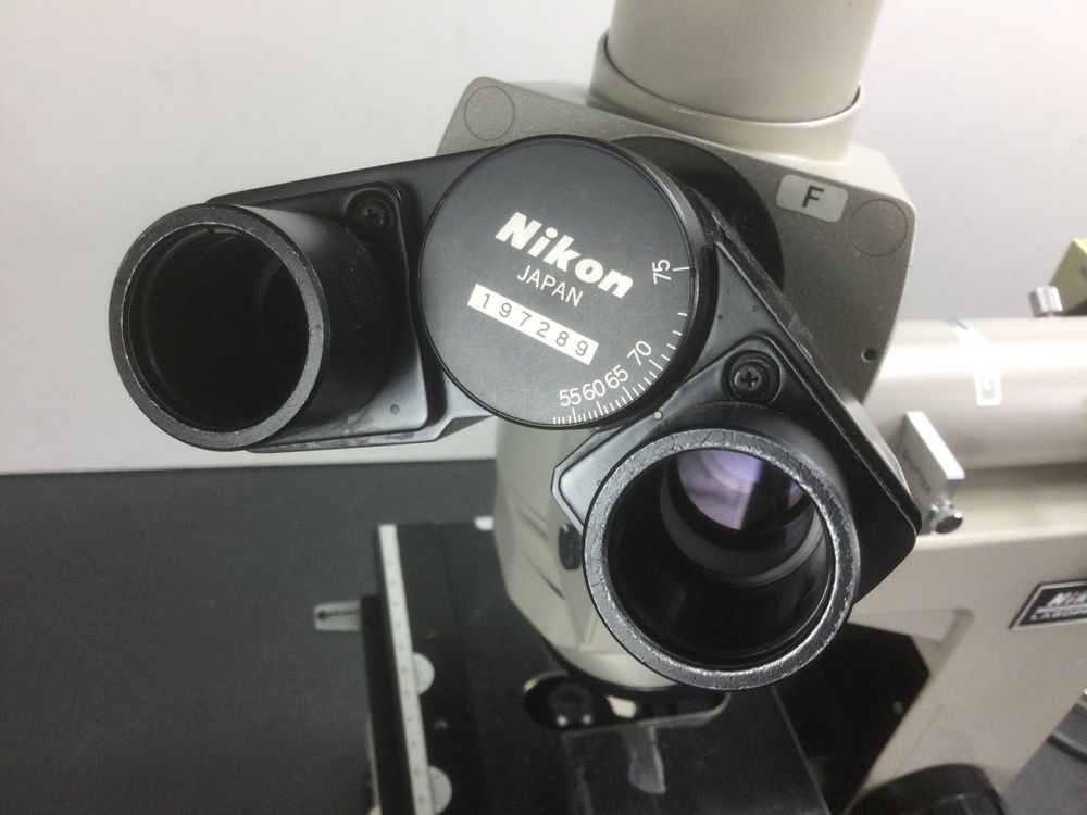 Nikon Labophot Fluoreszenz Mikroskop Trinocular f head dm510 (Defekt ...