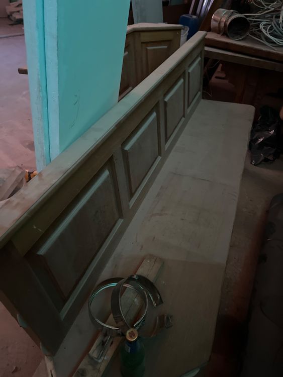 Banc d'angle en bois massif 140x240 (D'occasion) à sion pour CHF 30 ...