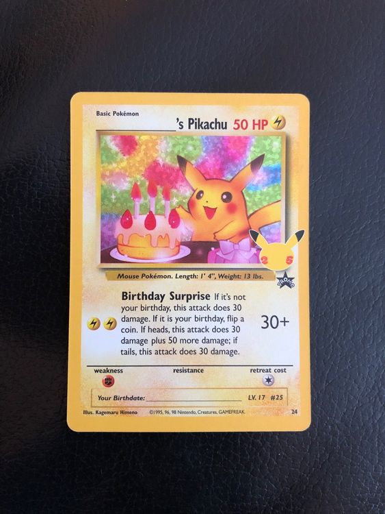 Celebrations Pikachu 25th anniversary Ab 1 (Gebraucht) in Paradiso für ...