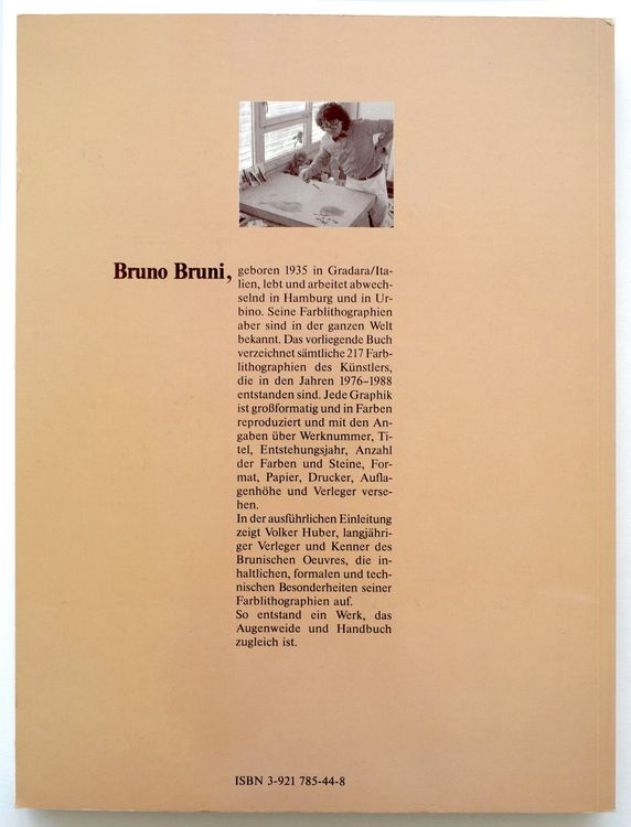 Bruno Bruni Werkverzeichnis Farblithographien Lithografie | Kaufen auf Ricardo