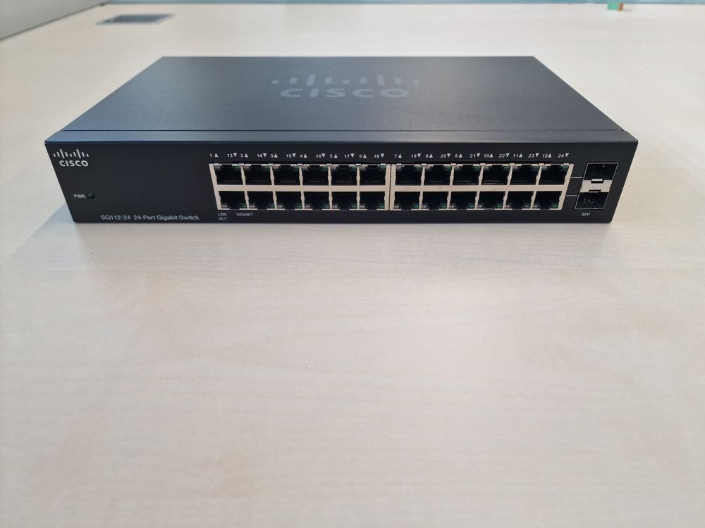 CISCO SG112-24 - Switch, 24-Port, Gigabit Ethernet, RJ45/SFP | Kaufen auf Ricardo
