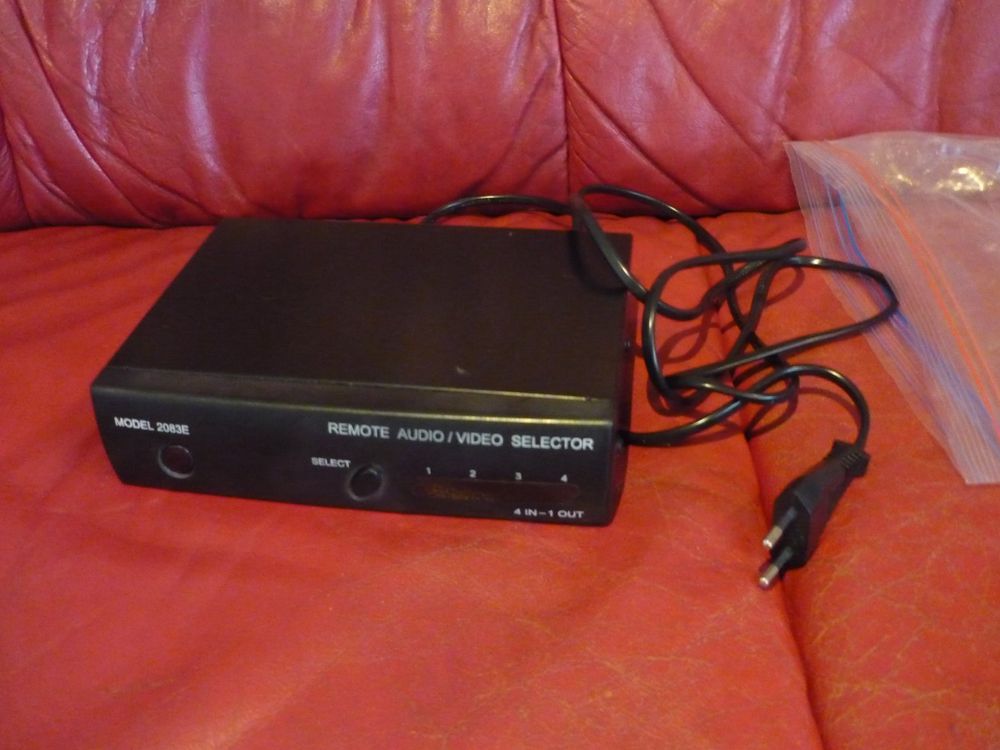 Remote Audio Video Selector - 2083 E VHS für Videorecorder (Gebraucht ...