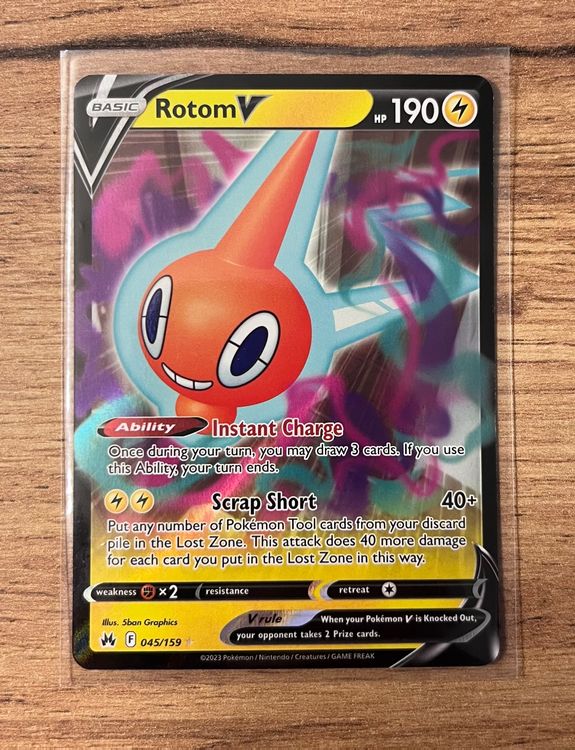 Rotom V 45/159 Pokemon Crown Zenith | Kaufen auf Ricardo