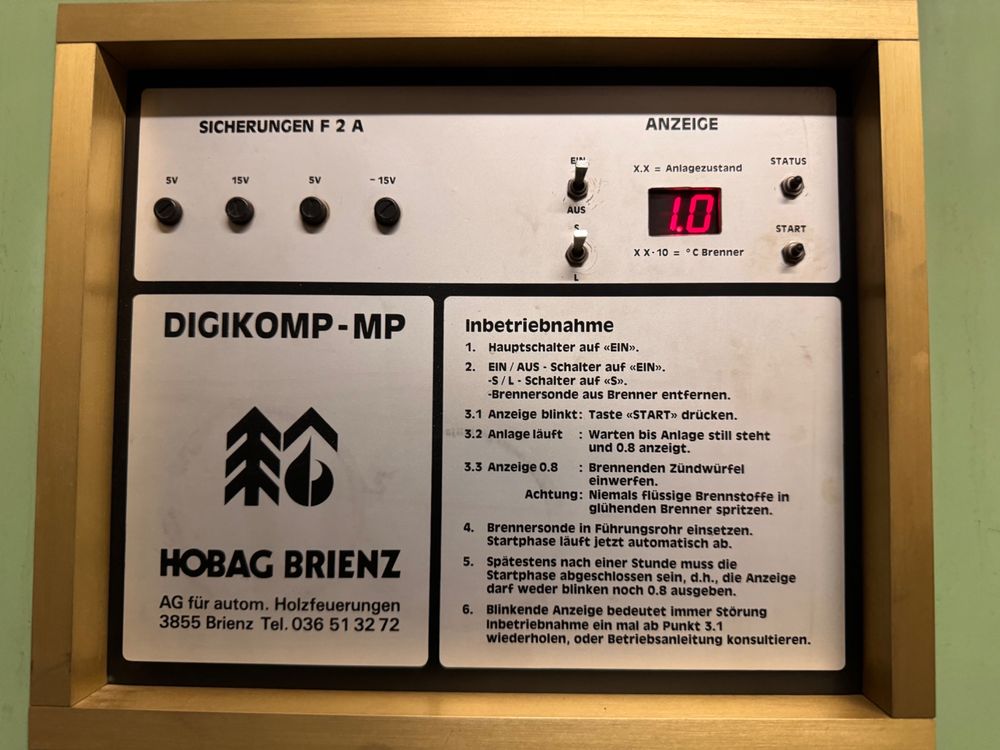 HOLZ Stückgutheizung HOBAG / Brienz (Gebraucht) in Safnern für CHF 9000 ...