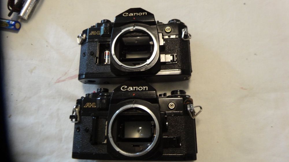 2 ANTIK CANON A-1 SPI REF FILM KAM-WENIG DEEKTE-NICHT LÄÜFT (Gebraucht ...