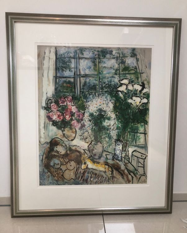 Marc Chagall Kunstdruck 1955 gerahmt | Kaufen auf Ricardo