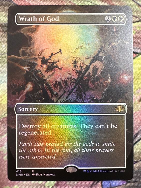 Wrath of God FOIL Variant 416 Dominaria Remastered (Neu (gemäss Beschreibung)) in Windlach für ...