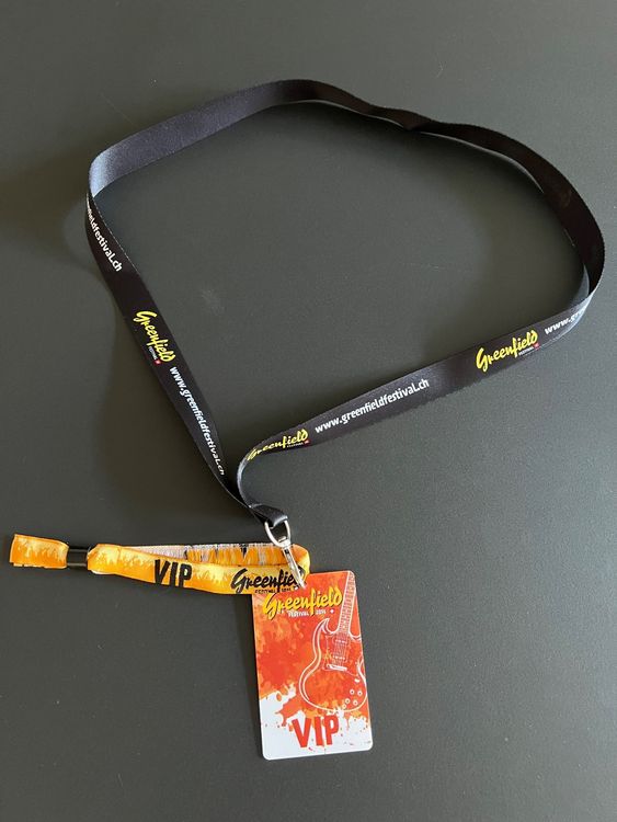 VIP Ticket Greenfield Festival 2016 + Lanyard + Bändchen (Gebraucht) in ...