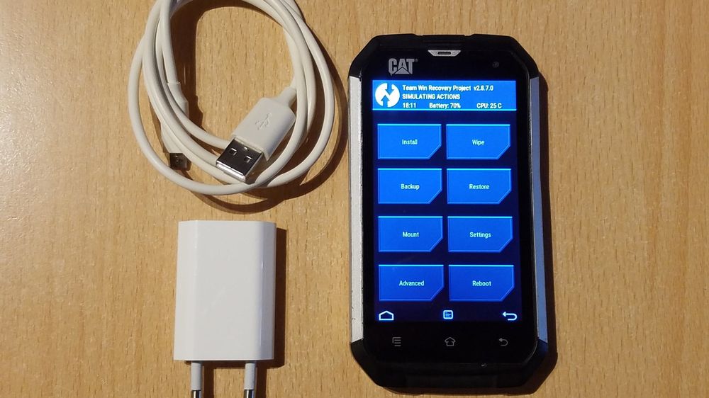 Caterpillar CAT B15Q Handy mit TWRP Smartphone (Gebraucht) in Brittnau ...