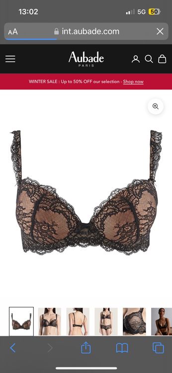 🌹Aubade black lace bra 75C (Neu und originalverpackt) in Lausanne für ...