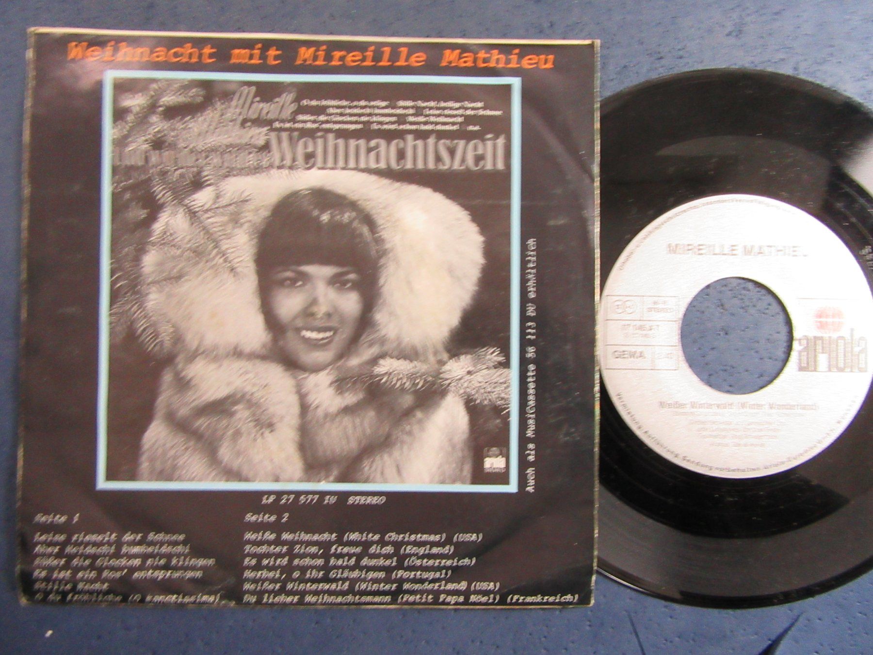MIREILLE MATHIEU "ABER HEIDSCHI BUMBEIDSCHI"WINTER WONDERLAN (Gebraucht ...