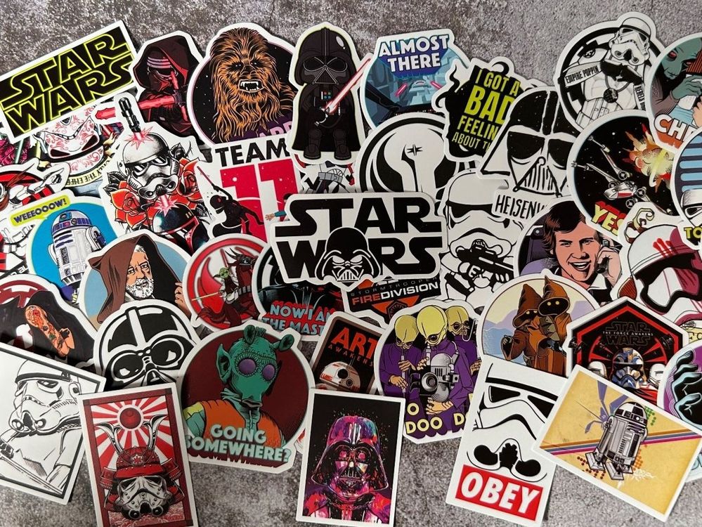 50x Star Wars / Aufkleber Sticker | Kaufen auf Ricardo