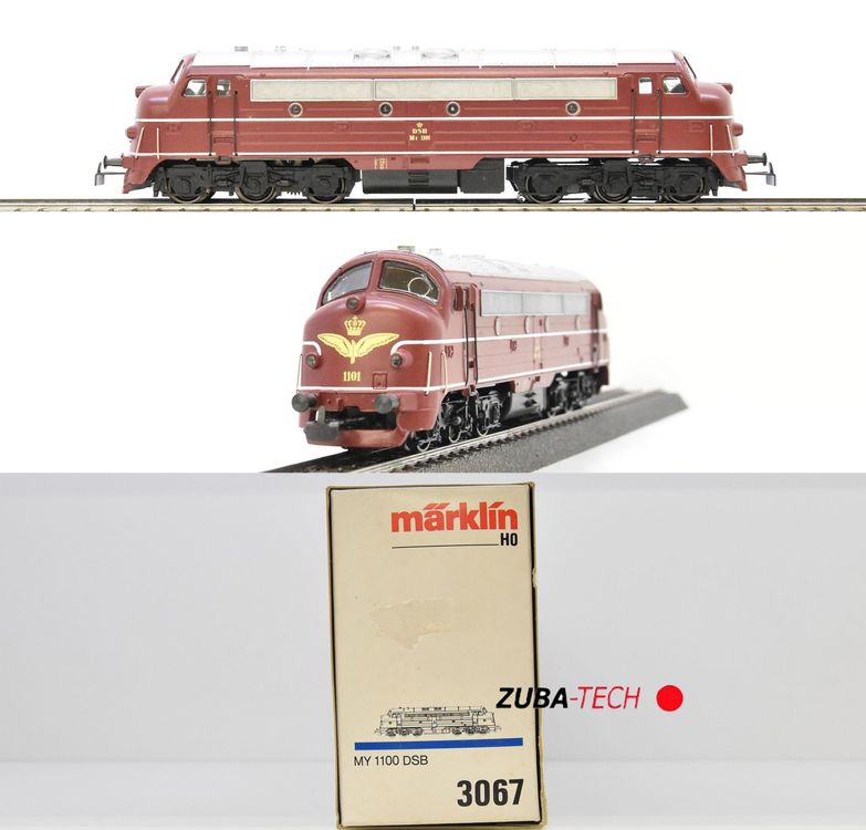 Märklin 3067 Diesellok MY 1100 DSB H0 WS Analog mit OVP (Gebraucht) in ...