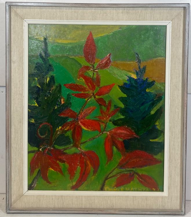 70. er. Jahre Große Stilleben Gemälde Unleserlich Signiert (Gebraucht) in Root für CHF 19 – mit ...