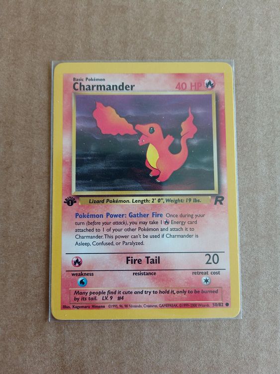 Charmander 1. Edition Team Rocket Glumanda (Gebraucht) in Altstätten SG ...