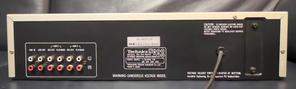 Technics SH - 8055 - SE Stereo Graphic Equalizer (Gebraucht) in Basel ...
