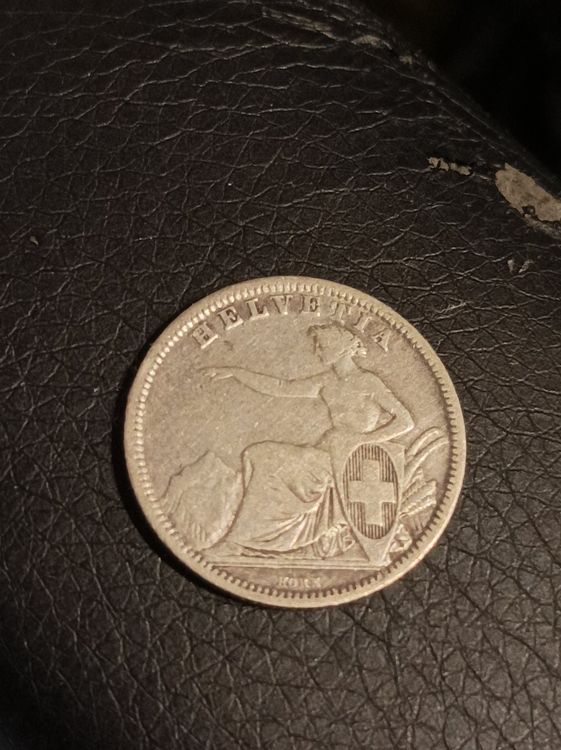 1 Franken 1861 Silber (Gebraucht) in Muralto für CHF 20 – mit Lieferung auf Ricardo kaufen