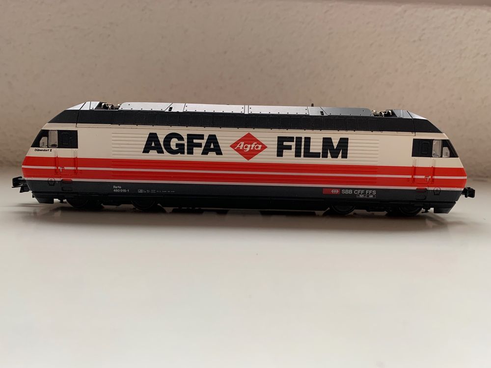 ROCO 43652, SBB Re 460 Werbelok "AGFA", Gleichstrom analog | Kaufen auf ...