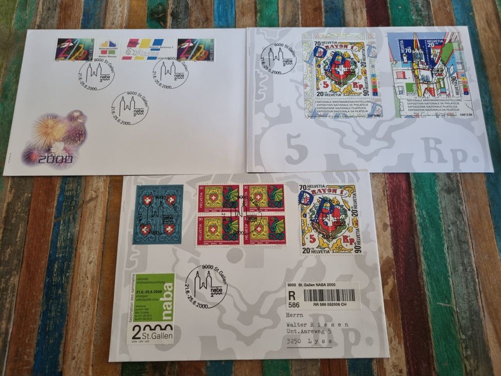 2000 3 Sonderbriefe NABA (Gebraucht) in Arni AG für CHF 6 – mit Lieferung auf Ricardo kaufen