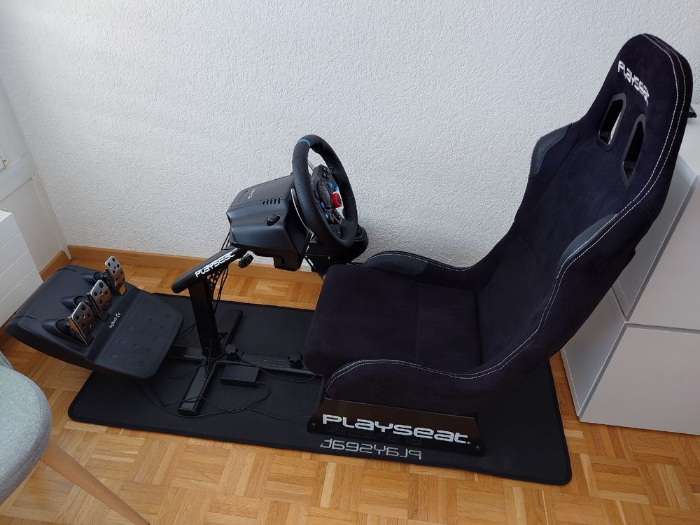 PlayseatRennsitz Alcantara mit Logitech G29 und Schaltung (Gebraucht) in Thun für CHF 380 – nur ...