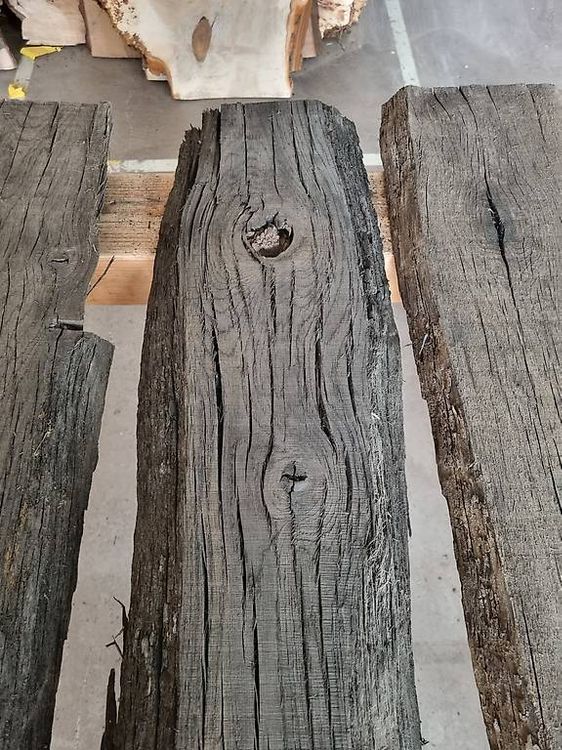 Mooreiche Bretter Unikat Edelholz Deko Tisch 4 Stk 32 mm Set (Gebraucht ...