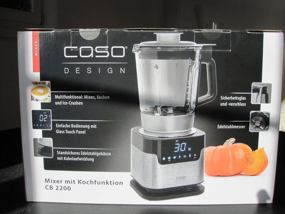 NEU Caso Design (Stand-)Mixer mit Kochfunktion & Ice-Crushen (Neu und originalverpackt) in Rafz ...