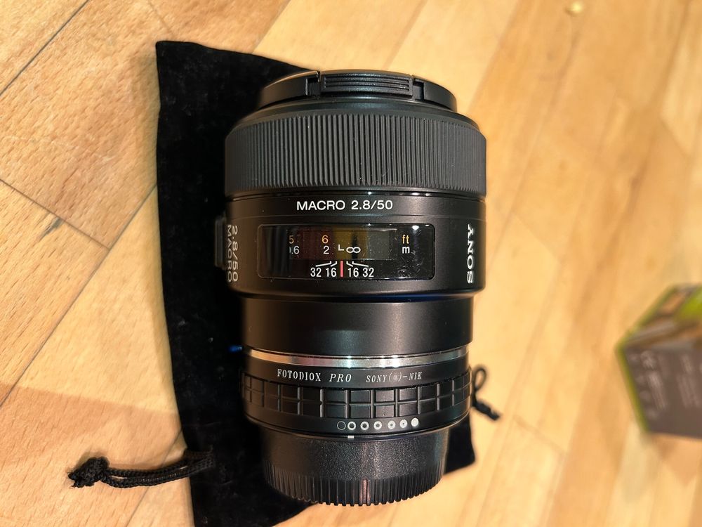 Sony Objektiv 50 mm F2.8 Macro (SAL50M28) (Gebraucht) in Bönigen für ...