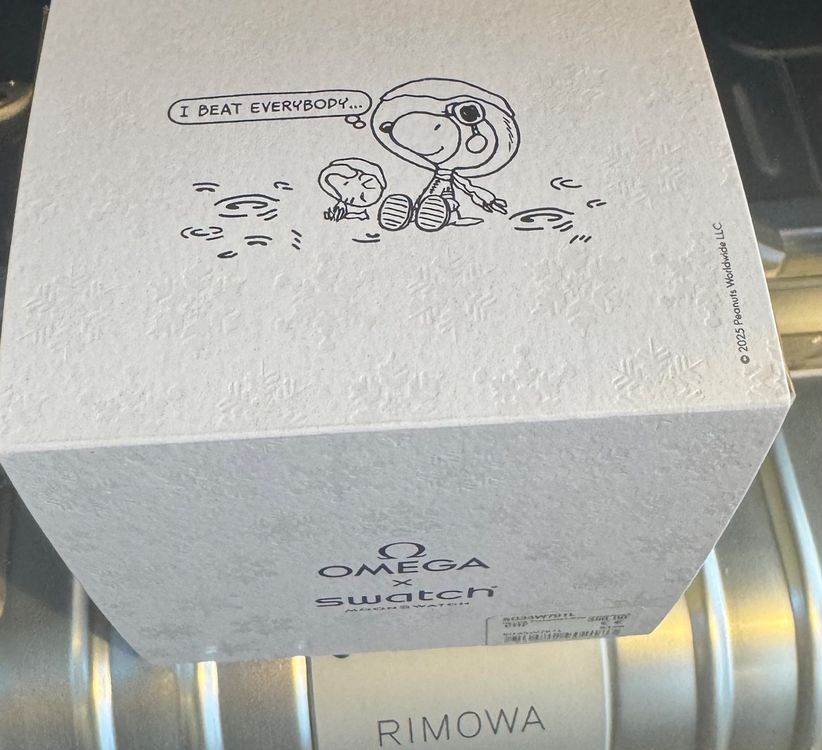 Swatch Omega Moonswatch Mission to Earthphase Moonshine Gold (Neu und ...