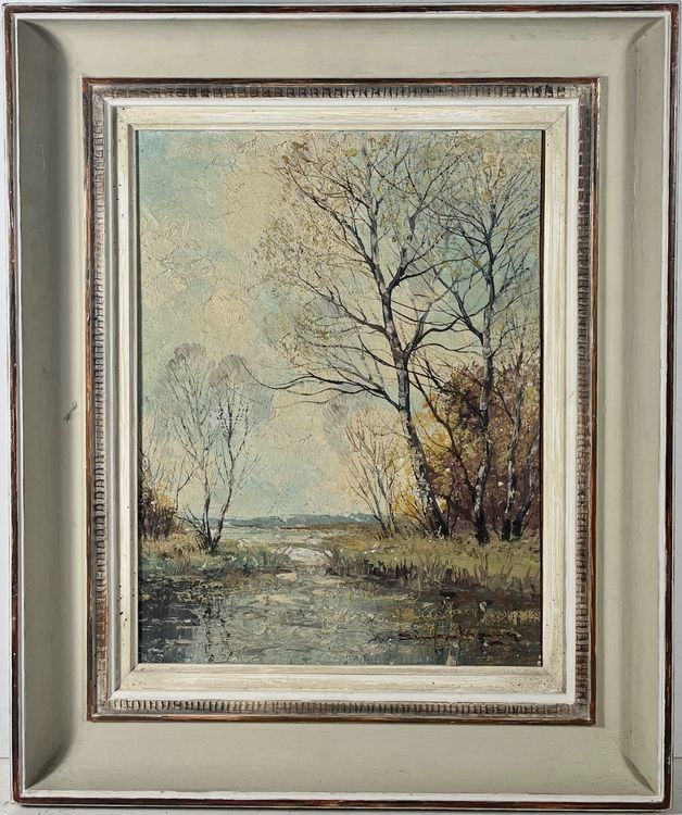 Simon Kramer (1940-2015) Landschafts Gemälde (Gebraucht) in Root für ...