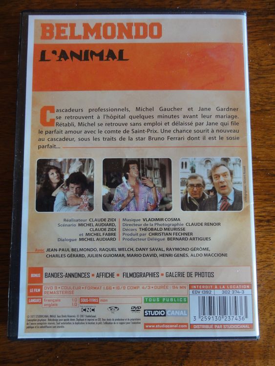 L'animal Jean-Paul Belmondo Raquel Welch | Kaufen auf Ricardo