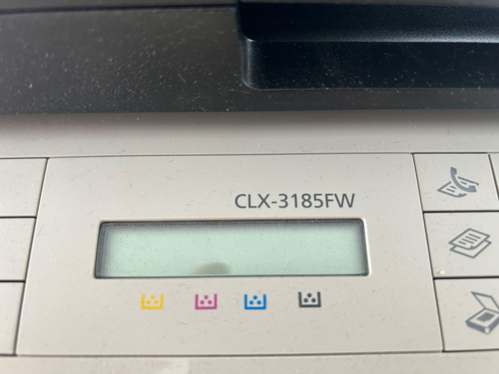 Samsung Farblaser CLX-3185FW inklusive 1x neu Toner Schwarz (Gebraucht ...