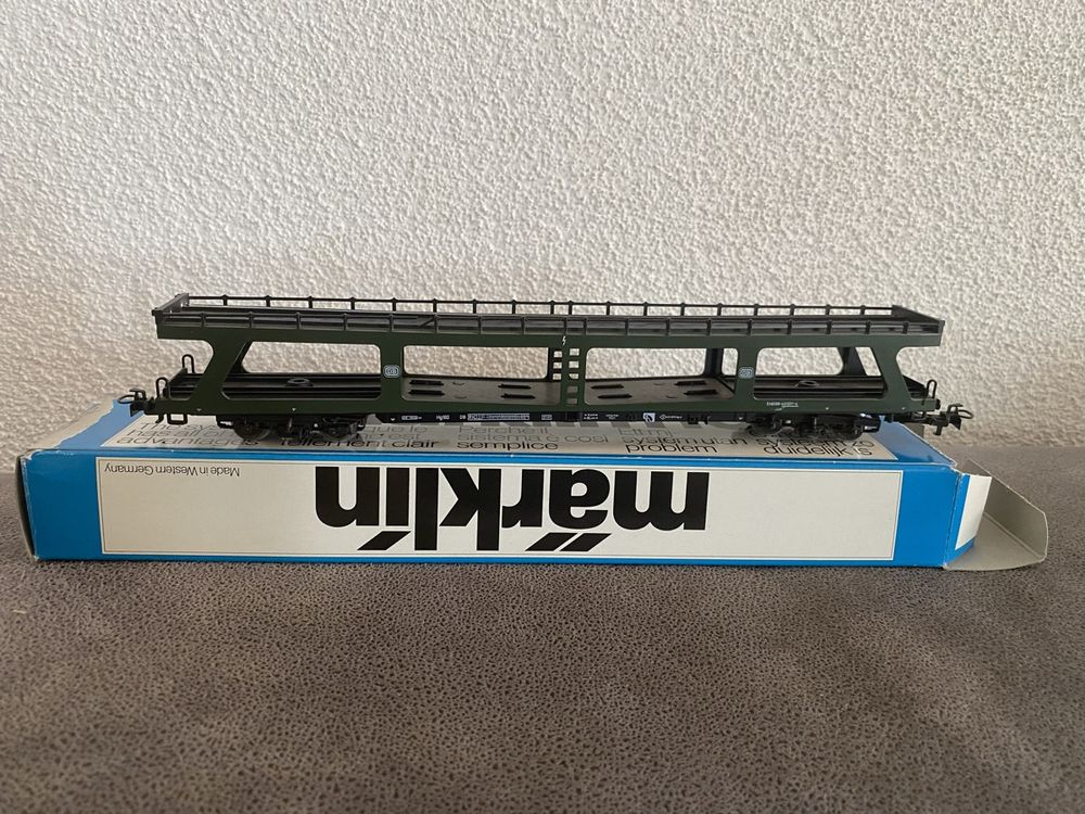 Märklin HO 4084 Autotransportwagen - Sammlerstück! (Gebraucht) in ...