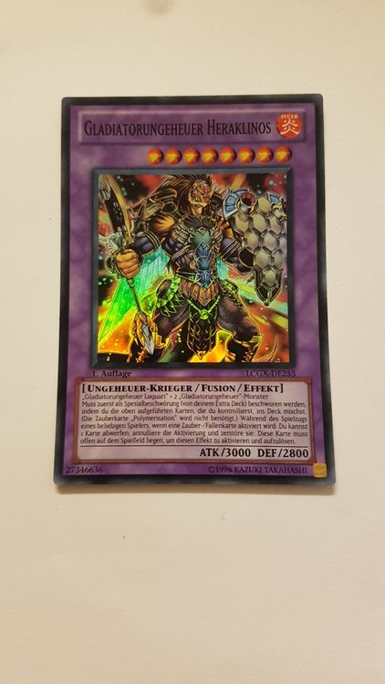 Gladiatorungeheuer Heraklinos LCGX-DE253 Super Rare | Kaufen auf Ricardo