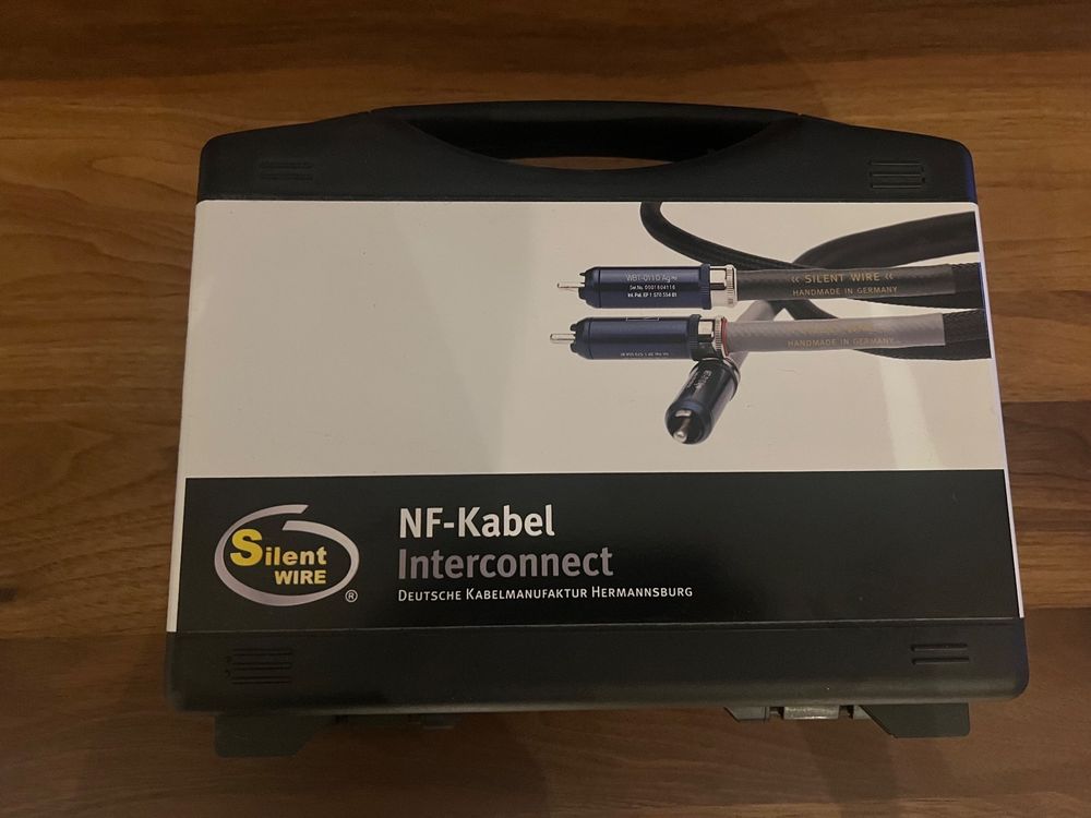 Silent Wire NF16 MK 2, Chinch Kabel, 2x 60cm, Neu mit Koffer (Neu und originalverpackt) in Port ...