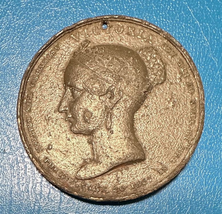 ENGLAND 1838 MEDAILLE AUF DIE KRÖNUNG VON KÖNIGIN VICTORIA (Gebraucht ...