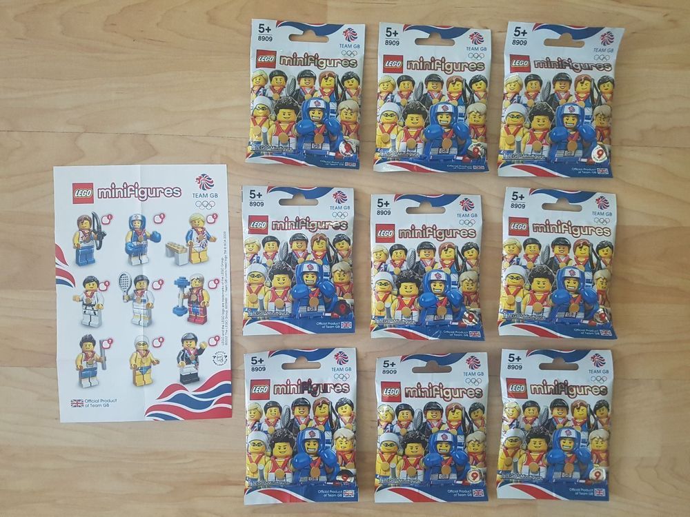 LEGO Minifigures 8909 Minifiguren Serie Team GB NEU & OVP (Neu und ...