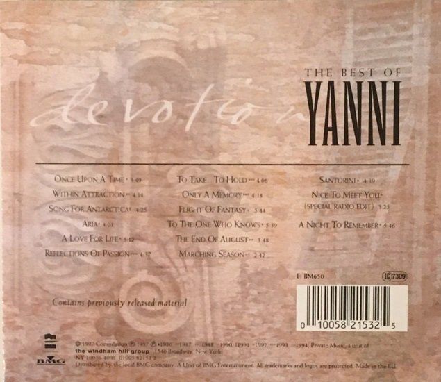 Yanni - Devotion: The best of Yanni (Gebraucht) in Grüningen für CHF 3 ...