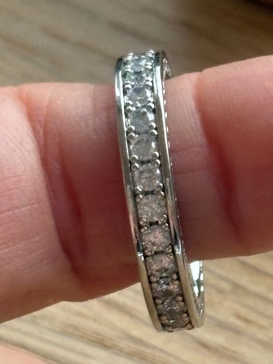 Luxus Gr.19/9 Ring Memoire Zirkonia Farbe Silber (Gebraucht) in Biel ...