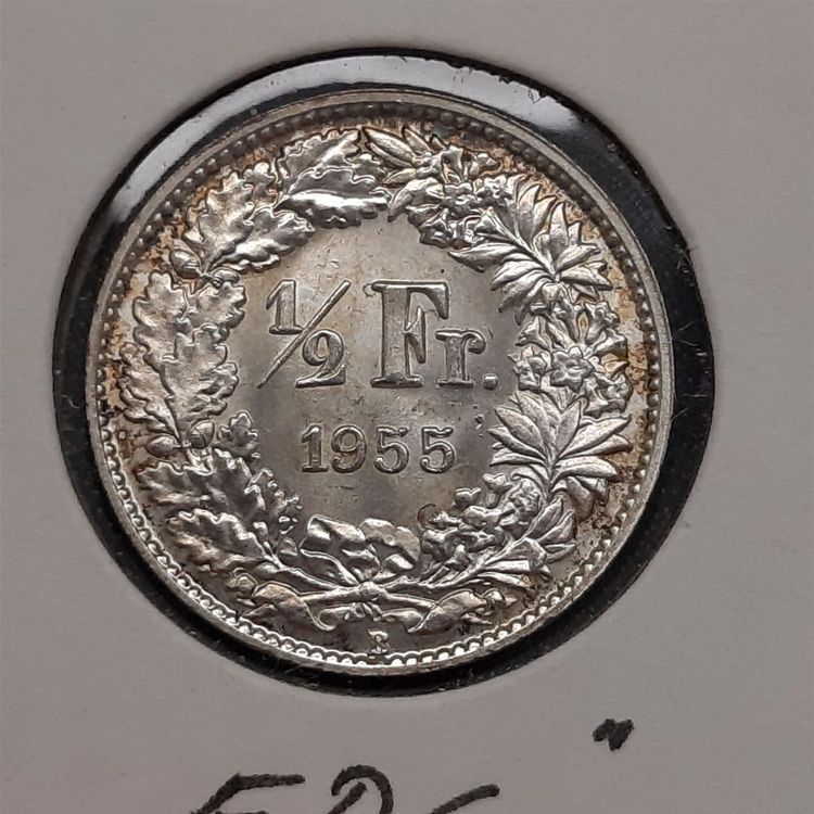 50 Rappen 1955 stgl (75) (Neu (gemäss Beschreibung)) in Pfäffikon ZH für CHF 10 – mit Lieferung ...
