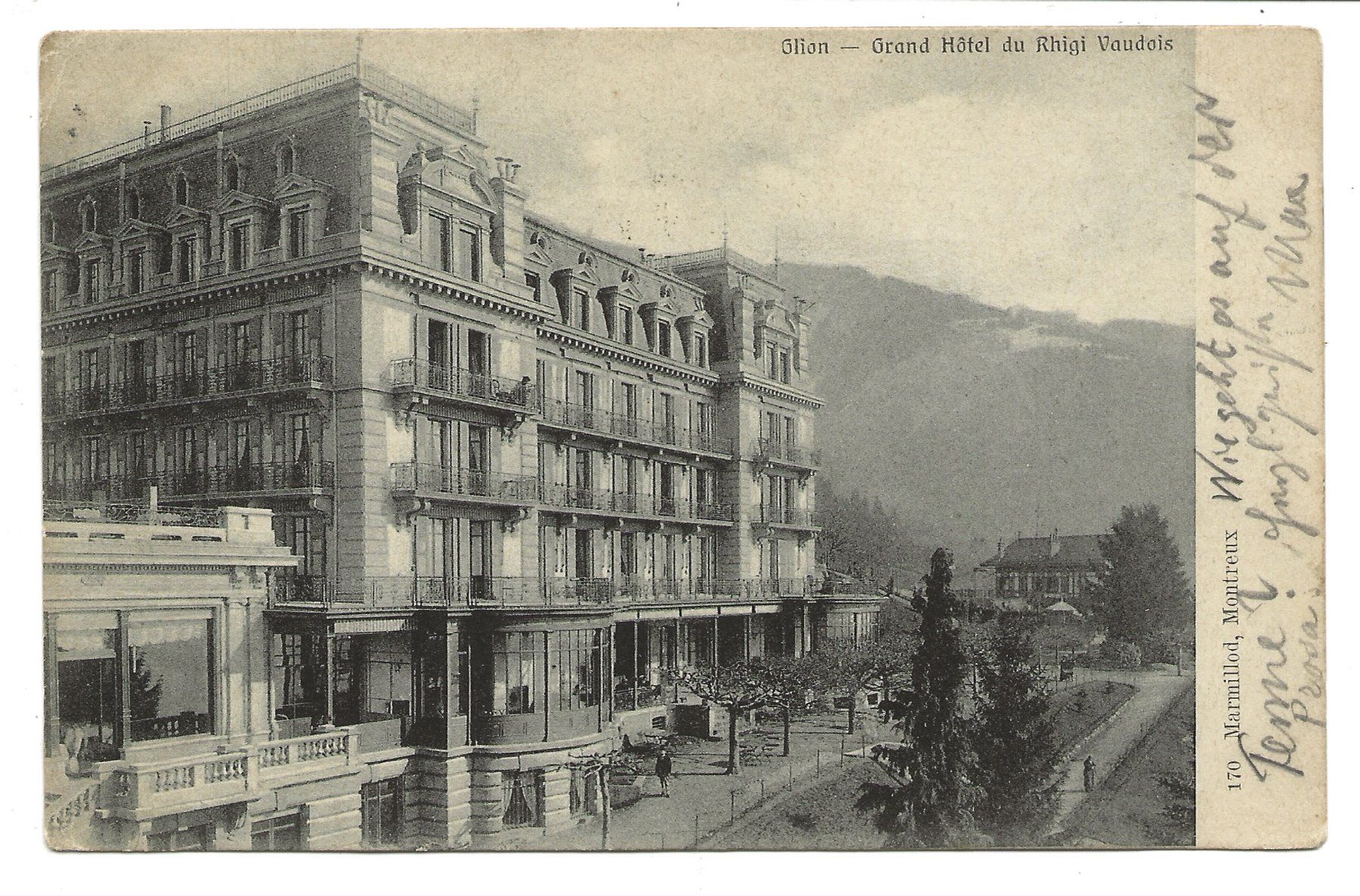 Glion (VD) Montreux - Grand Hôtel du Rigi Vaudois - 1907 (Gebraucht) in ...