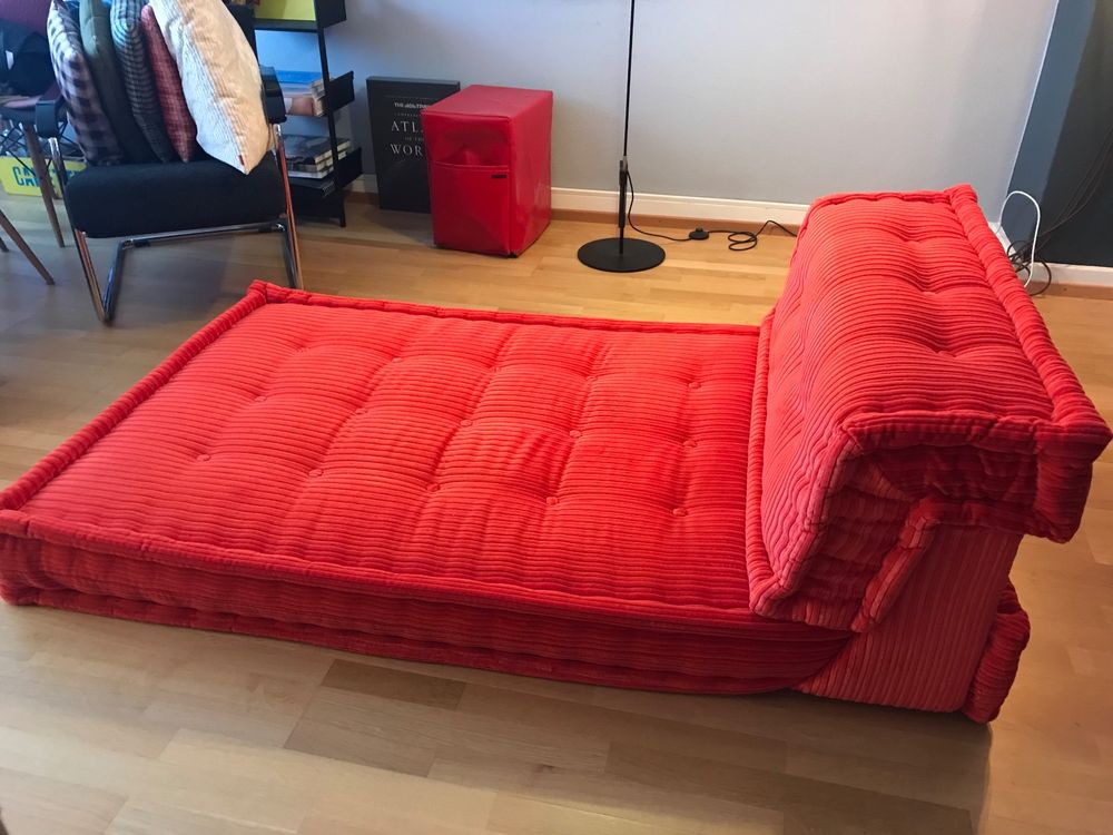 Roche Bobois Mah Jong Kenzo Takada Sofa (chaise longue) rot | Kaufen ...