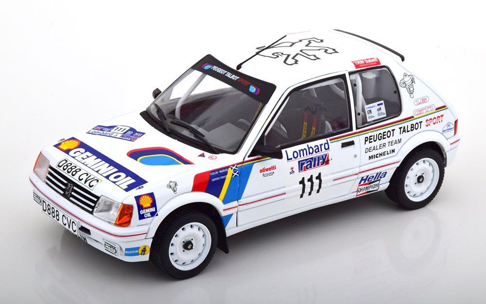 Peugeot 205 GTI No.111, Lombard RAC Rally 1988 1/18 NEUHEIT | Kaufen ...