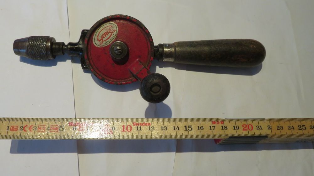 Handbohrer antik Marke Genko 0,5 bis 7 mm Boherbreite (Gebraucht) in ...