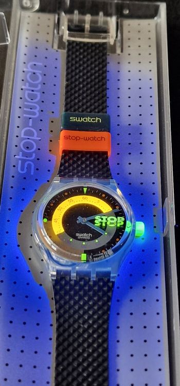 Ungetragene Vintage 1991 Swatch Stop COFFEE BREAK SSK100 (Neu und ...