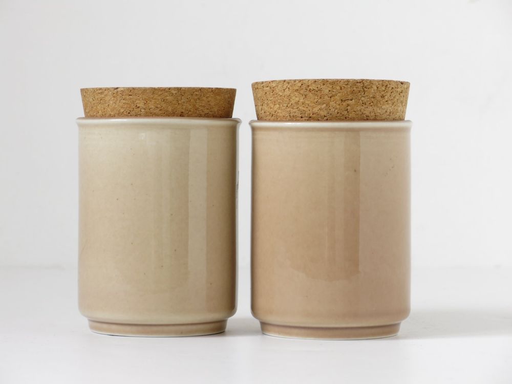 2 Pots RöSSLER Céramique Vintage avec Bouchons Liège (D'occasion) à ...