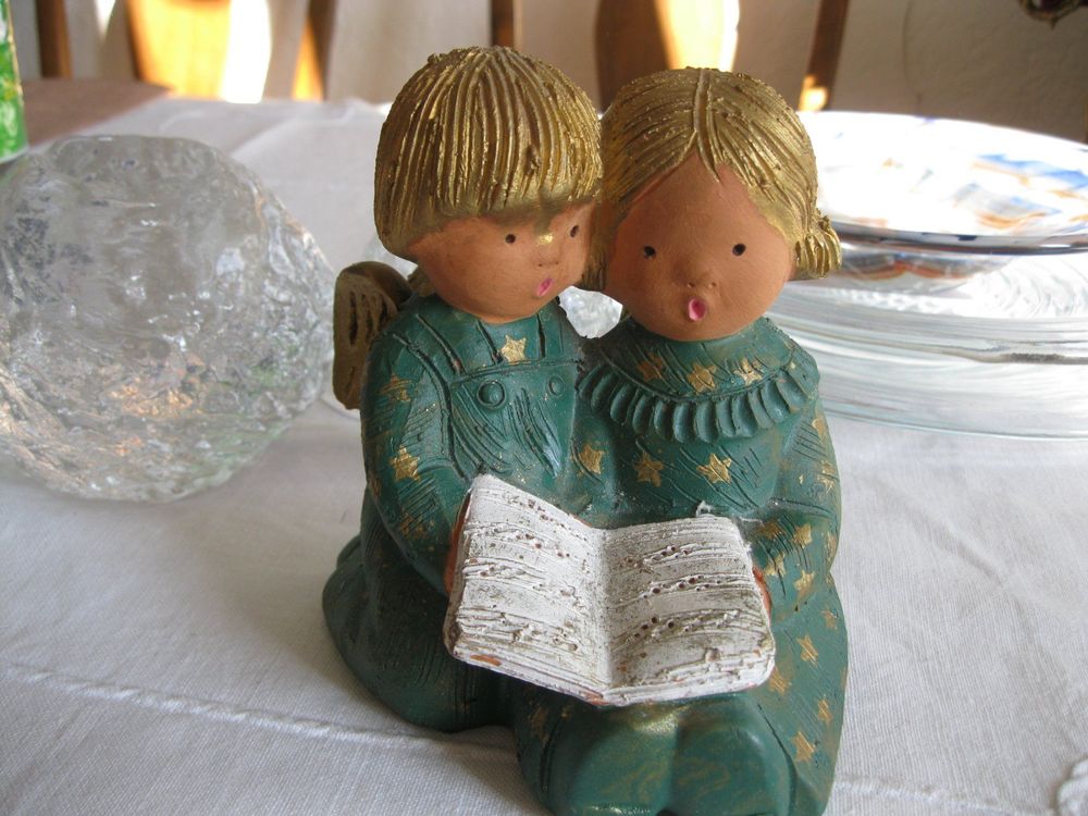 Seltene Singer Engel Doppeltfigur | Kaufen auf Ricardo