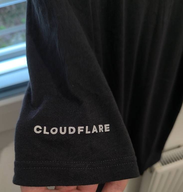 Cloudflare T-Shirt Next Level Apparel - Größe L - Dunkelgrau (Gebraucht ...