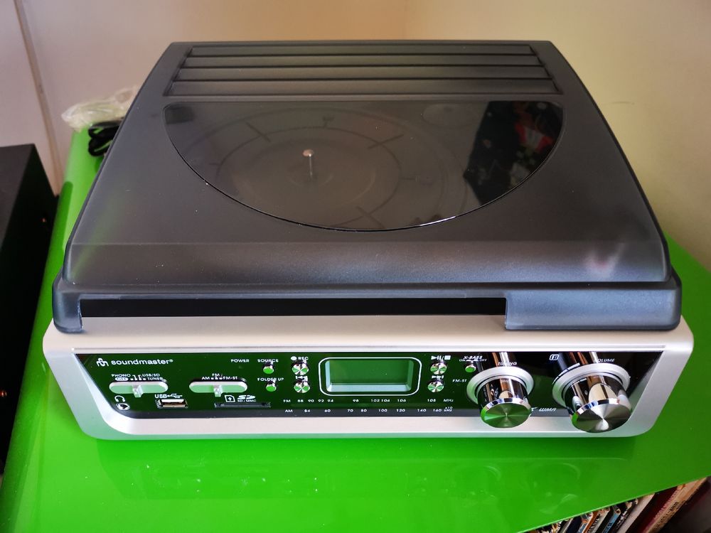 Soundmaster Stereo Plattenspieler PL-520USB (Neu (gemäss Beschreibung ...