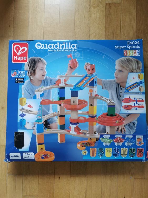 Hape E6024 Super-Spiralburg, Quadrilla Kugelbahn | Kaufen auf Ricardo