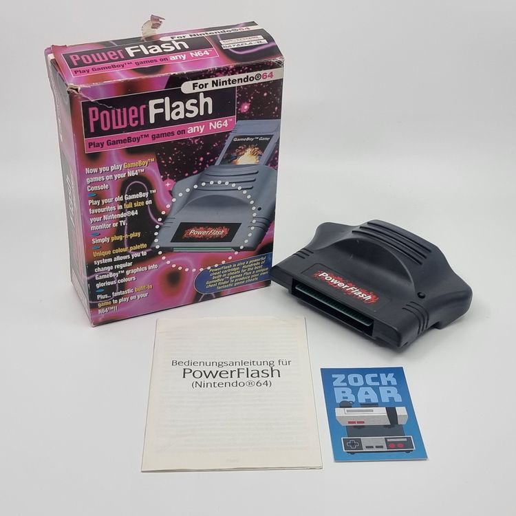 N64 Game Boy Adapter Power Flash OVP (Gebraucht) in Bern für CHF 6 ...